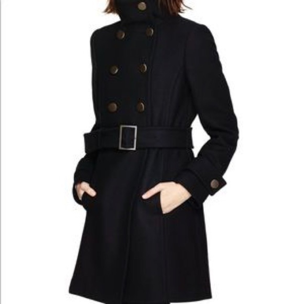 Aritzia Talula Babaton Bromley Coat - Black Elegance … - Gem